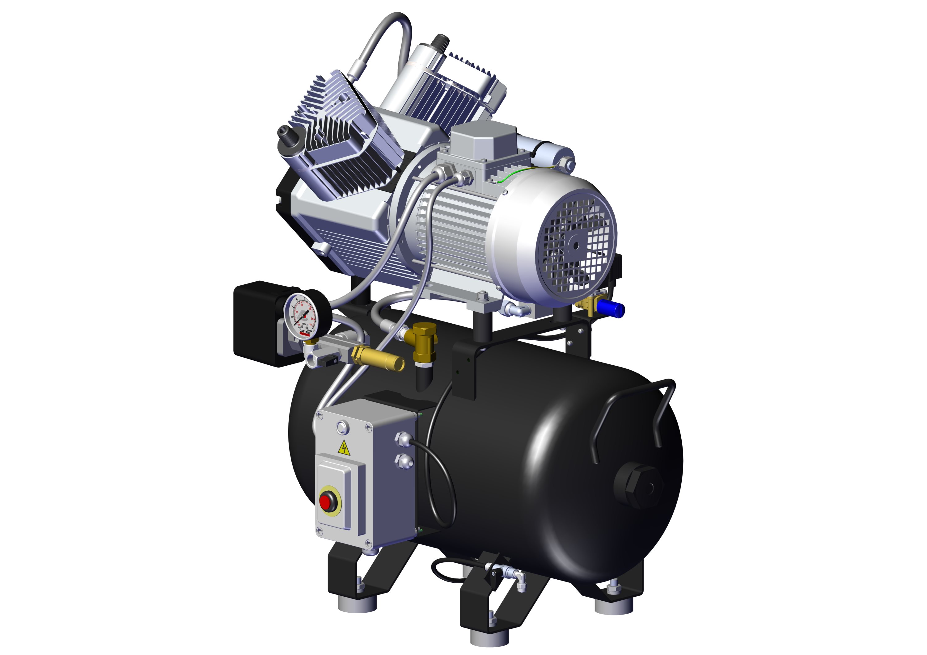 AC 200 ND – Two-cylinder compressor, without air drier - Cattani Spa ...